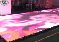 China P3.91 Indoor Full Color LED Dance Floor 250x250mm Module 65410 Dots per Sqm for sale