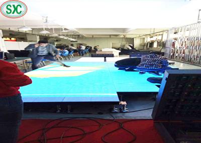 China SMD3528 LED Dance Floor Module 320x160mm 960x960mm Cabinet 6.25mm Pitch DC5V for sale
