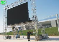 China Flexible P4.81 Full Color Hanging LED Display 250x250mm Rental Thin Exhibition Screen for sale