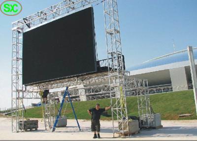 China Flexible P4.81 Full Color Hanging LED Display 250x250mm Rental Thin Exhibition Screen for sale