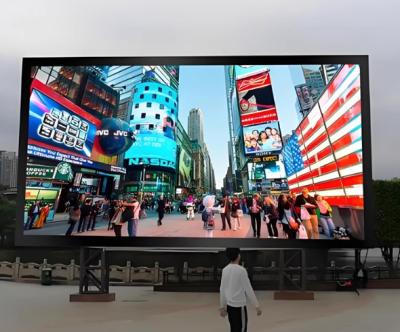 China Real Pixel 1R1G1B Score LED Billboard 860w/m2 Average Power Consumption 5500nits for sale