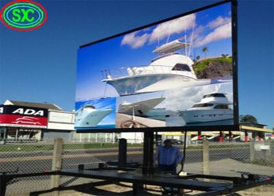 China DC5V Outdoor LED Billboard P10 7000nits High Brightness Real Pixel 1R1G1B SMD2727 IP65 for sale