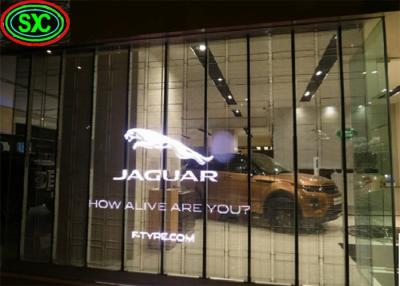 China Driving Method Transparent Digital Display Led Transparent Screen for Impressive Digital Signag for sale