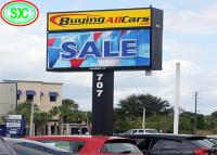 China P10 Outdoor Full Color LED Billboard 10mm Pixel 50000cd Brightness IP65 Waterproof for sale