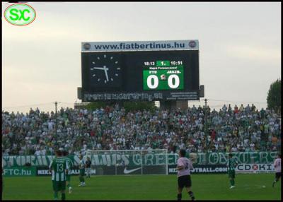 China P8 Outdoor Stadium LED Display Board with Timing System - 8000cd/m² Brightness, 256x128mm Module for sale