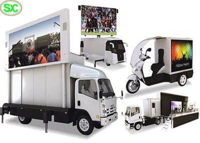 China Outdoor P5 Mobile Advertising Truck LED Display 8000cd High Brightness for sale