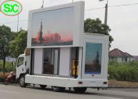 China Truck Mounted P6 Outdoor LED Display Digital Billboard Waterproof 8000cd Brightness for sale