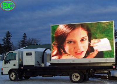 China P6 Outdoor Mobile LED Display Advertising Trailer - 192×192mm Modules, 8000cd/m² Brightness for Truck-Mounted Digital Signage for sale