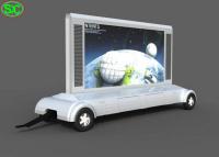 China P6 Outdoor Mobile LED Display Advertising Trailer - 192×192mm Modules, 8000cd/m² Brightness for Truck-Mounted Digital Signage for sale
