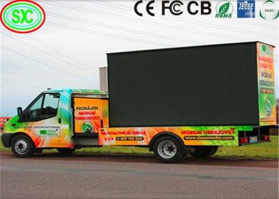 China SCX P3 Mobile Truck LED Display 60Hz Outdoor Advertising Screen IP65 1000H for sale