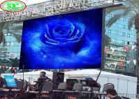 China P4 Outdoor Full Color Hanging LED Screen Die Cast Aluminum Cabinet 512x512mm 62500 Pixels for sale