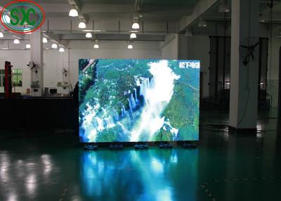 China P6 Indoor Full Color LED Display Die Cast Aluminum Cabinet 384x192mm 2500cd for sale