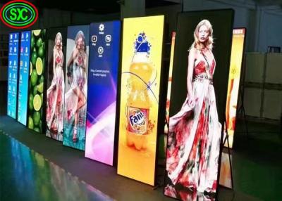 China 960*320 Module Resolution LED Poster Display with P2mm Pitch and Aluminum Panel Material for sale