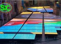 China P3.91 Indoor Full Color LED Dance Floor 250x250mm Module 65410 Dots per Sqm for sale