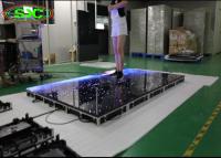 China Indoor Outdoor LED Dance Floor Screen 500x1000mm Cabinet Full Color 60W for sale