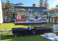 China P10 Outdoor Full Color Mobile LED Screen 7000cd Truck Mounted Advertising Display for sale