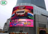 China P10 Outdoor Full Color LED Display 8000 Cd/Sqm IP67 Waterproof Die-Cast Aluminum Cabinet for sale