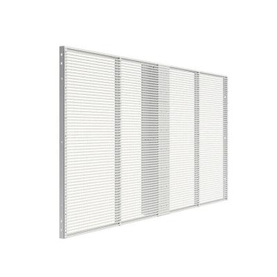 China SCXK G3.91-7.82 Aluminum Cabinet Transparent LED Screen 6.2kg IP43 for sale