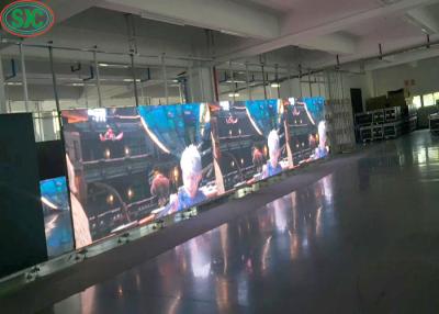 China P4 SMD2121 Indoor LED Display Cabinet 512x512mm Die Cast Aluminum Hanging Rental for sale