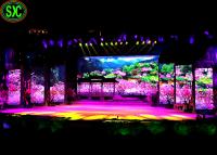 China Indoor P3 Full Color Stage LED Screen 192x192mm 64x64 Resolution Video Wall for sale