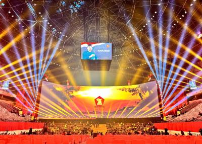 China Indoor SMD Full Color P4.81 Stage LED Rental Screen 43222 pixels/m² 3000Hz Refresh for sale