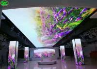 China Flexible LED Curtain Display P2 256x128mm Indoor Outdoor HD Rental Video Wall for sale