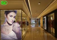 China P6.25 5000cd/m2 High Brightness Glass Transparent LED Display Screen 85% Transparency for sale