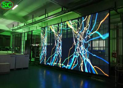 China Flexible Magic Window Glass Transparent LED Screen Display P6.25 for sale