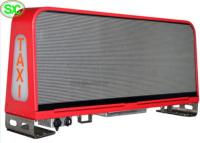 China P5 Waterproof Digital Car Roof Top LED Sign Display - 5mm Pixel Pitch, 8000cd/m² Brightness, IP65 Rated for sale