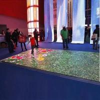 China Indoor SMD3535 Sound Active LED Disco Dance Floor Panel 500x1000mm 4.81mm Pitch for sale