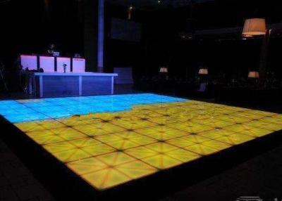 China Customer Label LED Dance Floor with Glowing Lighting Effect and DMX512 Control System for sale