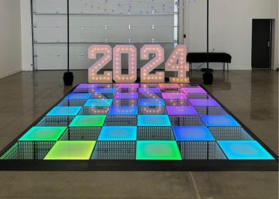 China Full Color P10 LED Dance Floor Light 320x160mm Module 1/4 Scan IP65 Waterproof Aluminum for sale