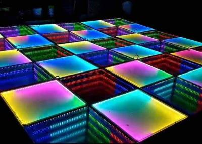 China Outdoor P6.25 SMD3528 Full Color LED Dance Floor 1000x500mm Cabinet 2000cd Brightness for sale