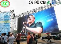China P4 6mm Outdoor LED Rental Screen SMD2727 512x512mm Cabinet High Resolution 62500pixels for sale