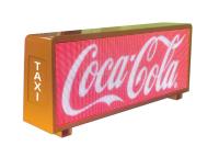 China P4.81 Outdoor Taxi Roof LED Display - 43,222 Pixels/m², 7,500 cd/m² Brightness for Vehicle Advertising for sale