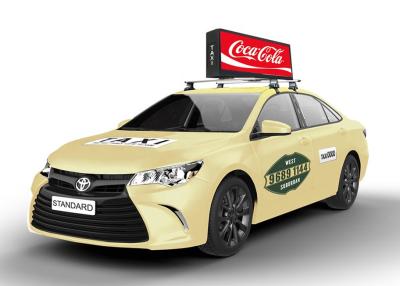 China Car LED Sign Display 192x64dot 1R1G1B DC 5V Outdoor Billboard for Vehicle Advertising for sale