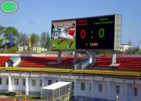 China P6 Outdoor Soccer Scoreboard Stadium LED Display 8000cd Brightness Nationstar LED for sale