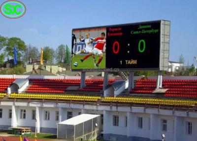 China P6 Outdoor Soccer Scoreboard Stadium LED Display 8000cd Brightness Nationstar LED for sale