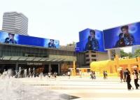 China Outdoor P10 LED Display Screen 960x960mm 1/4 Scan Mode 5000cd Brightness IP65 for sale