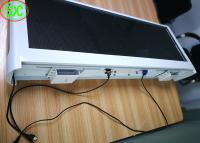 China Outdoor P5 Full Color LED Advertising Screen 192x64 Resolution Taxi Topper Display for sale