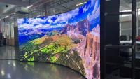 China Customized Flexible indoor Full Color LED Display HD P1.5  Over 1300cd Brightness for sale