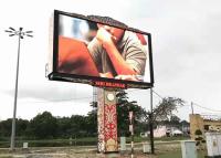 China Outdoor Full Color P10 LED Display Pillar Screen IP65 1/4 Scan 10000pixels per sqm for sale