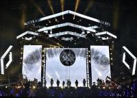 China P6 SMD3528 Suspended LED Rental Screen 576x576mm Die Cast Aluminum 3 Years Warranty for sale