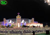 China P3.91 Outdoor LED Display Screen 500x500mm Cabinet with Novastar for Stage Wedding for sale