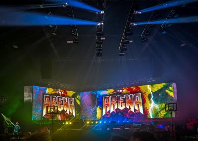 China Outdoor Fixed LED Screen 20ft HD Full Color IP65 Waterproof 6000cd Brightness for sale