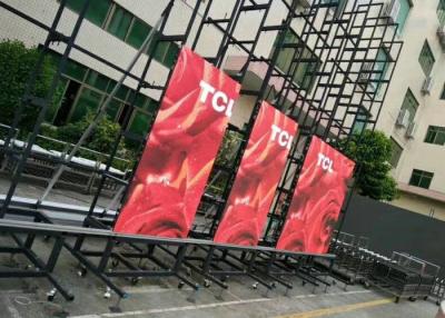 China SCX P3.91 Outdoor Full Color LED Billboard 500x1000mm Cabinet IP67 Waterproof for sale
