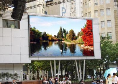China P16 DIP Outdoor Full Color LED Display 256x256mm IP65 Waterproof 7500cd Brightness for sale