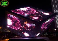 China LED P7.8125 Transparent Display Full Color 6500cd/m2 Outdoor Advertising Screen for sale