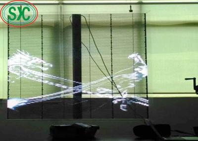 China Indoor Full Color LED Grid Screen Iron Cabinet 3 Years Warranty 8192 Dots for sale