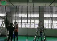 China SMD2525 High Brightness Full Color Transparent LED Wall Light 4500 cd/sqm IP54 100000 Hours for sale